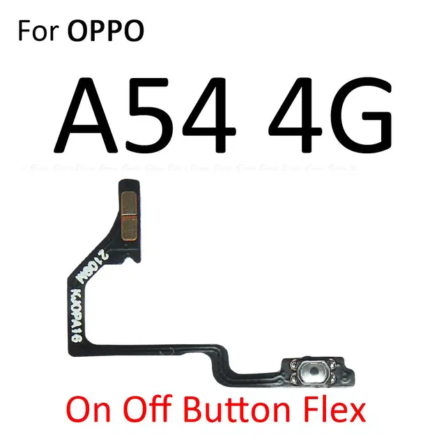 Power ON OFF Mute Switch Control Key Volume Button Flex Cable For OPPO A54 A53s A53 Global A52 ...