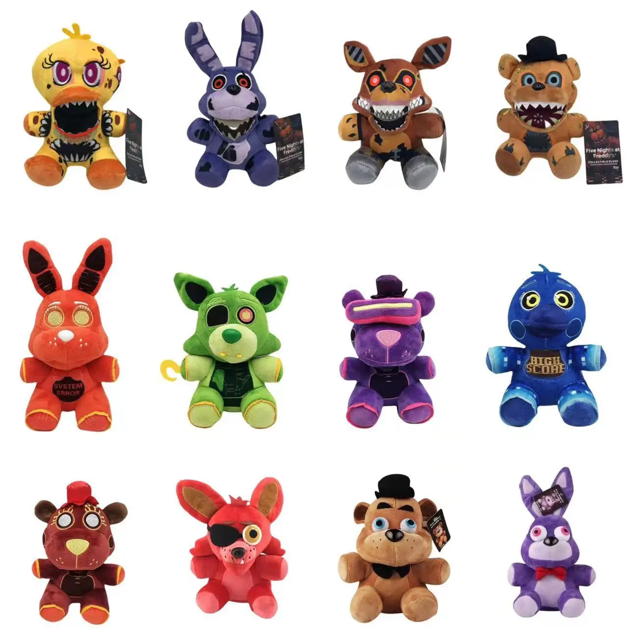 13-Styles-20cm-FNAF-Plush-Toys-Doll-Game-Animals-Bear-Rabbit-Foxy-Plush ...