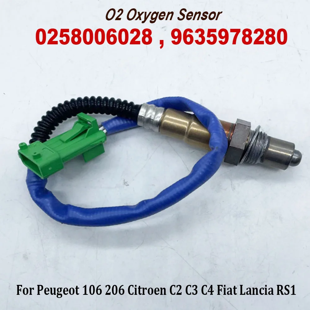 0258006028-12V-Air-Fuel-Ratio-O2-Oxygen-Sensor-9635978280-0451353 ...