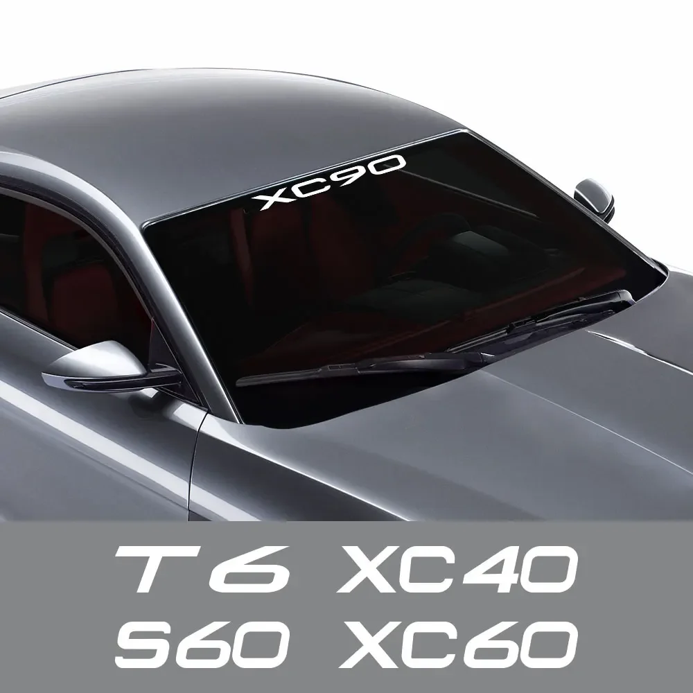 Car-Rear-Front-Windshield-Window-Sticker-For-Volvo-XC90-XC60-T6-S60 ...
