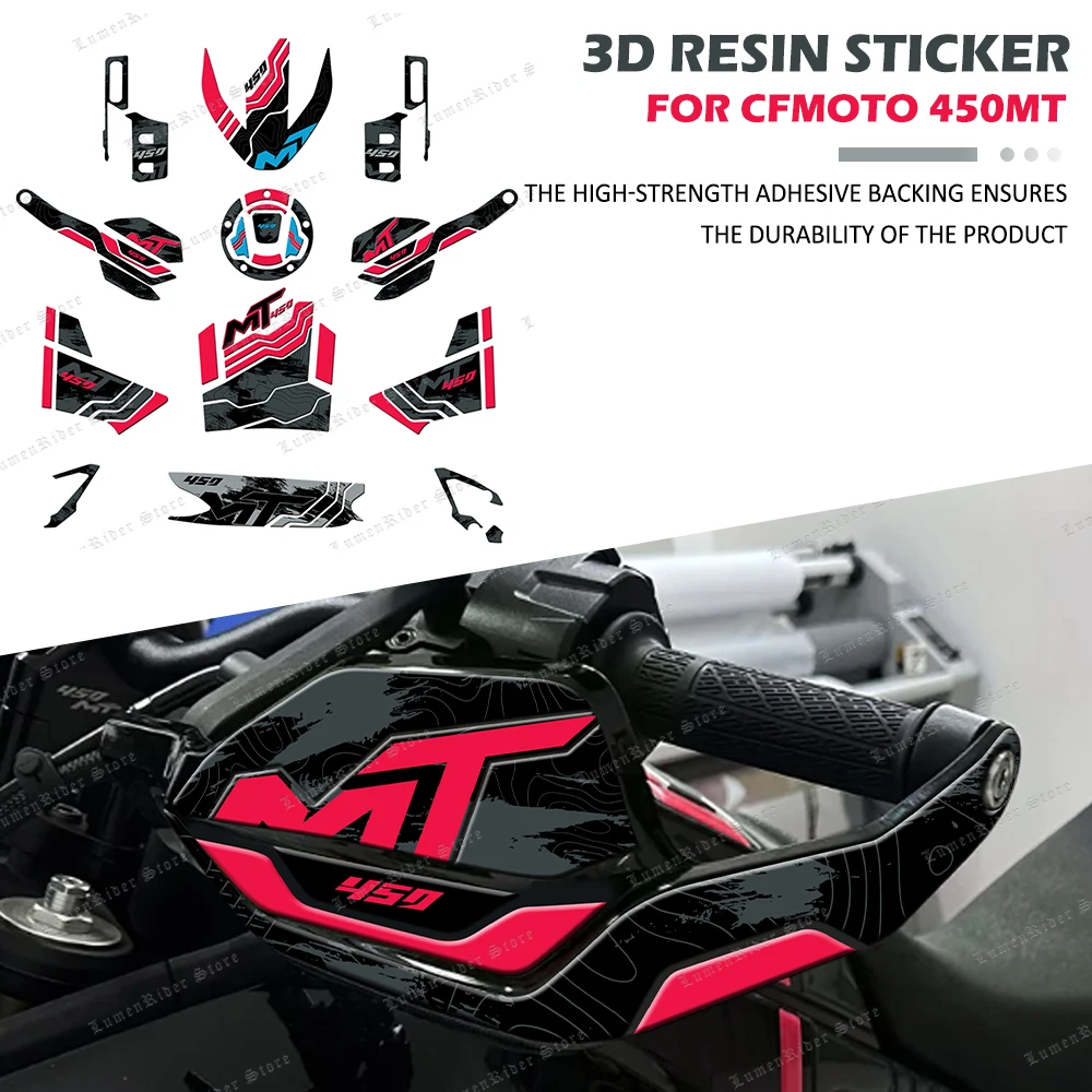 Para-CF-MOTO-450-MT-450MT-2024-kit-de-pegatinas-de-resina-3D-accesorios ...