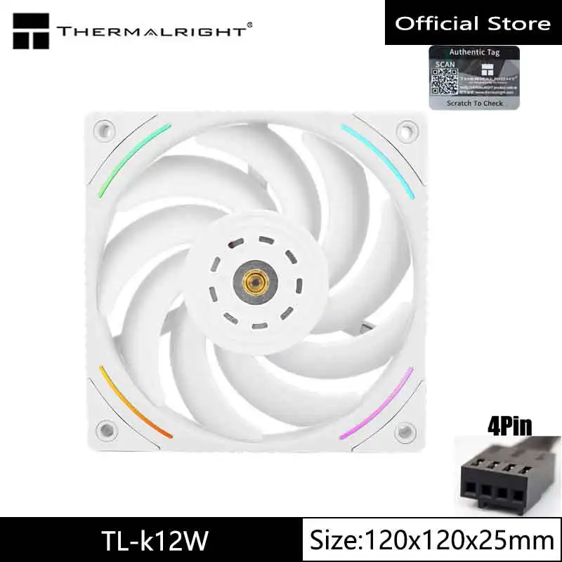 Thermalright-PWM-Sincroniza-o-de-TL-K12-ARGB-Ventilador-do-chassi-Abertura-Quadrilateral ...