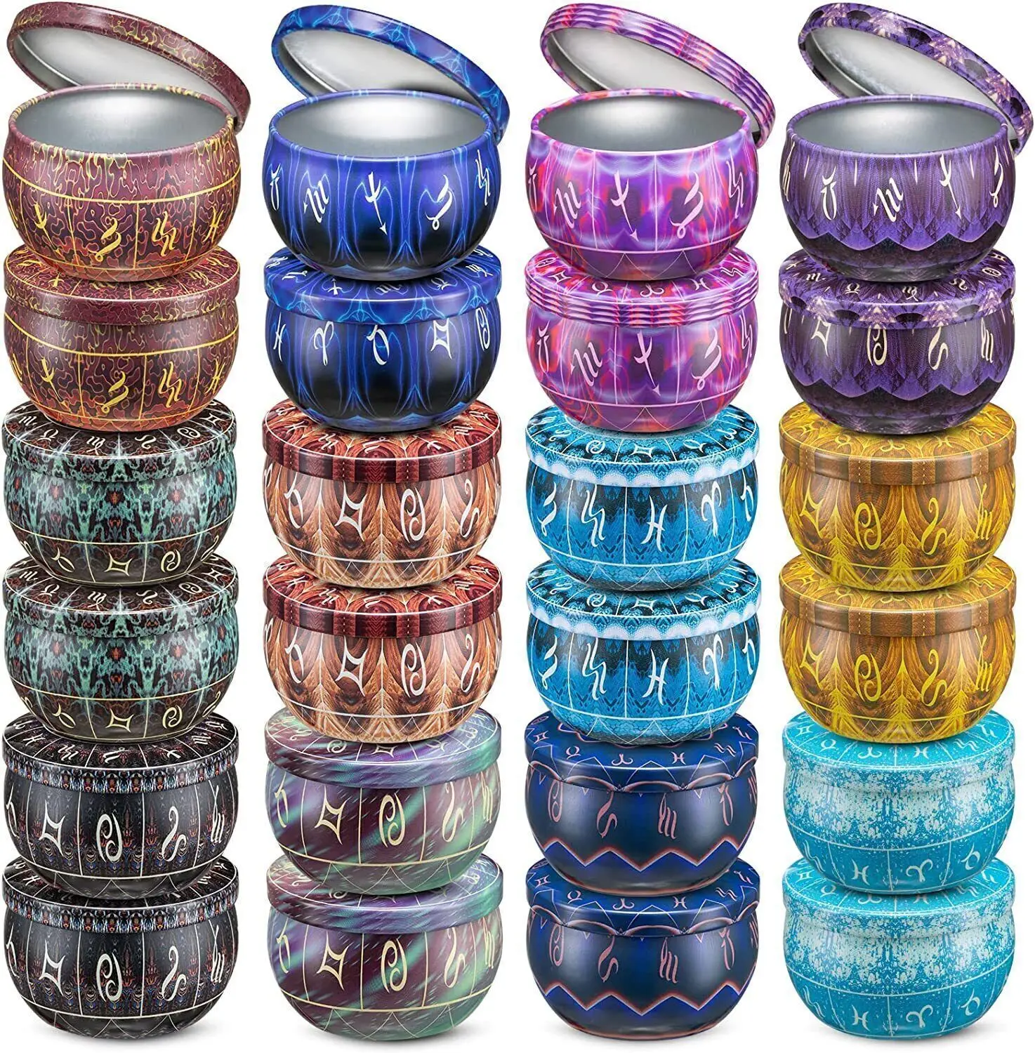 24pcs-Candle-Tins-2-5oz-Metal-Empty-Containers-with-Lids-Candle-Jars ...