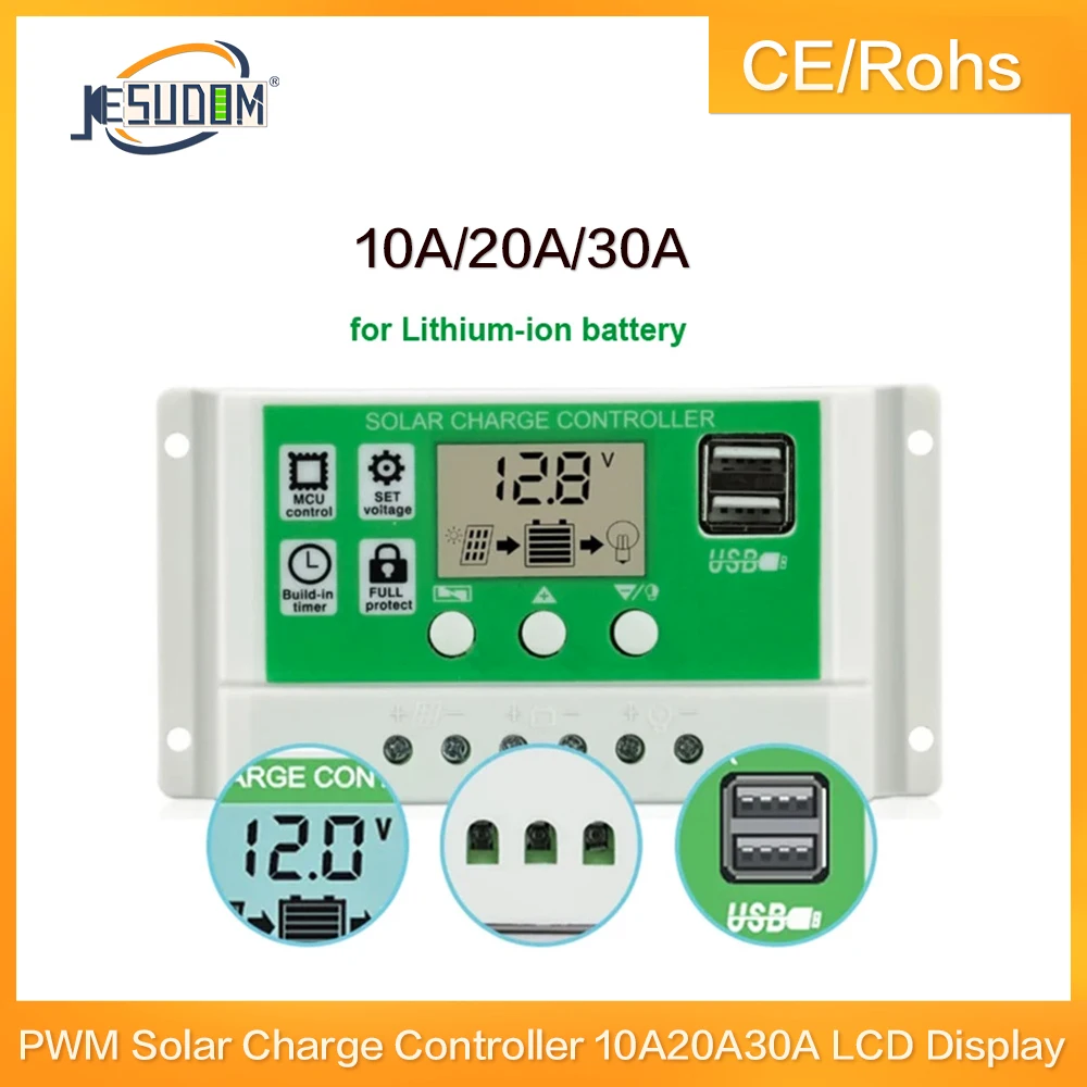 Green-PWM-Solar-Controller-10A20A30A-12V24V-Auto-with-LCD-Display-and ...