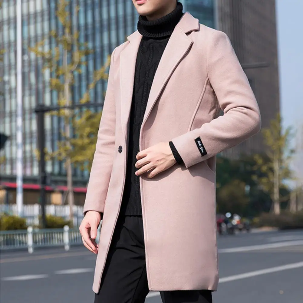 Jacket Men Trench Overcoat | Men Coat Jacket Overcoat | Zipper Men Coat ...