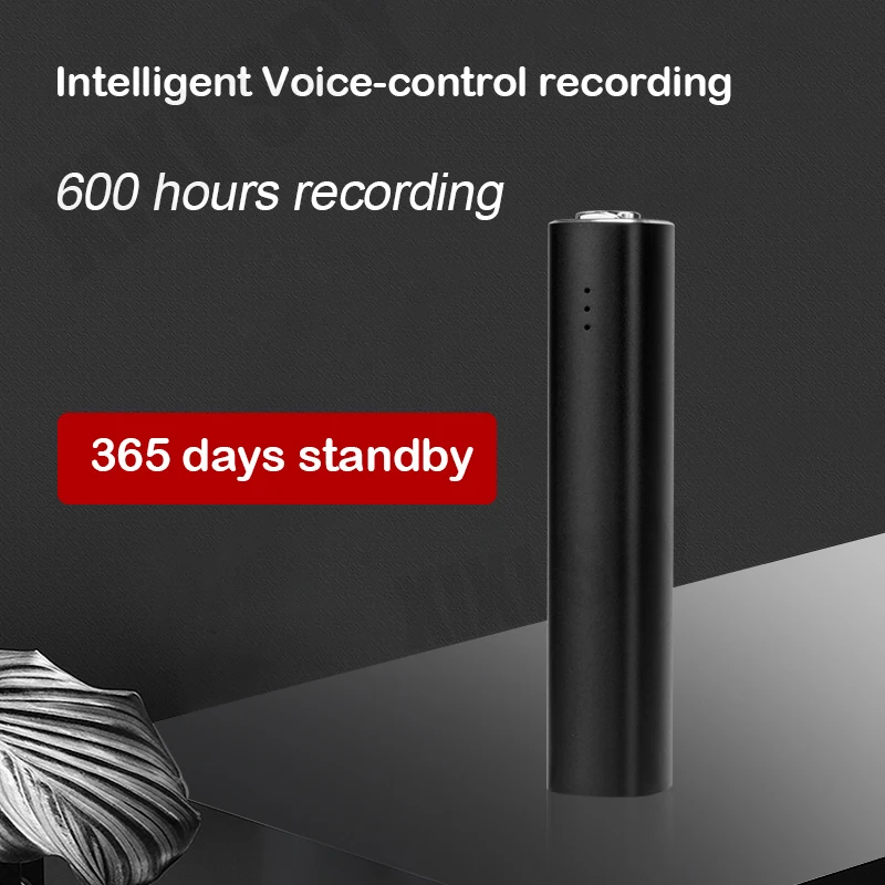 Mini voice recorder 600 hours digital recording device professional ...