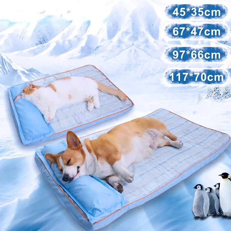 Cama refrescante de verano para perro, estera ortopédica de espuma ...