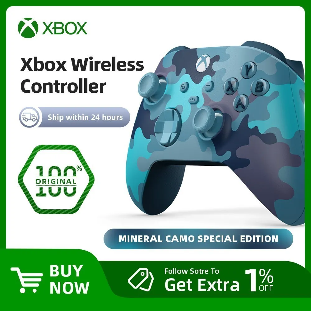 Camo Xbox Series X Controller | Xbox Series X Accessories | Wireless ...