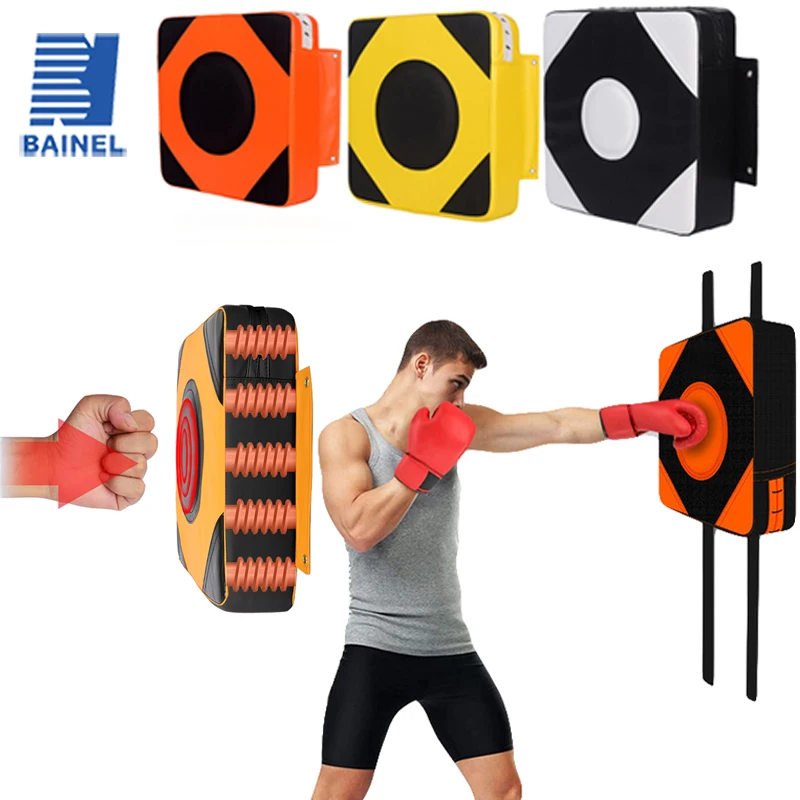 New-Boxing-Punch-Pad-Faux-Leather-Punch-Target-Training-Wall-Boxing-Bag ...