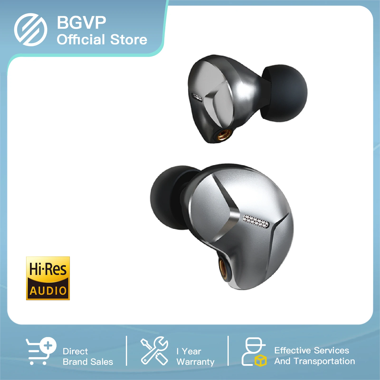 BGVP-ZERO-In-ear-Electrostatic-Dynamic-Earphones-Balanced-Bass-Wired ...