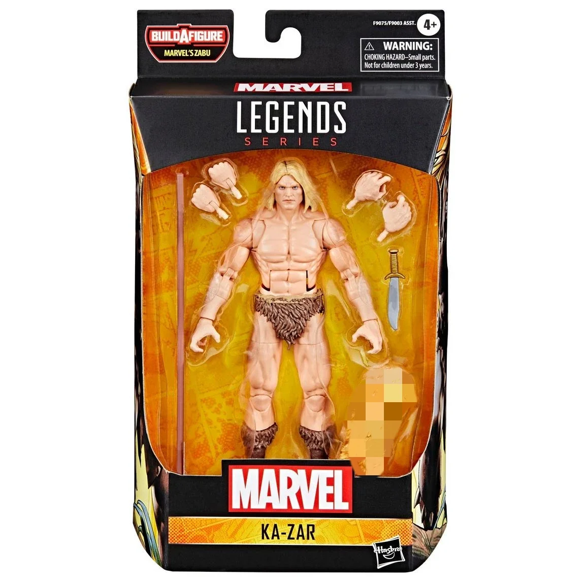 Figura de acción de Marvel Legends Cable Zabu BAF Series Ka-Zar Ikaris ...
