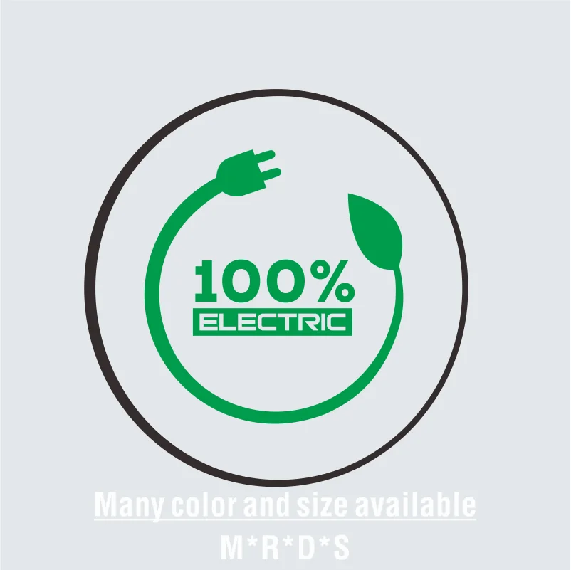 1 Pc New 100% Electric Car Sticker Waterproof Vinyl Sticker Rear Window ...