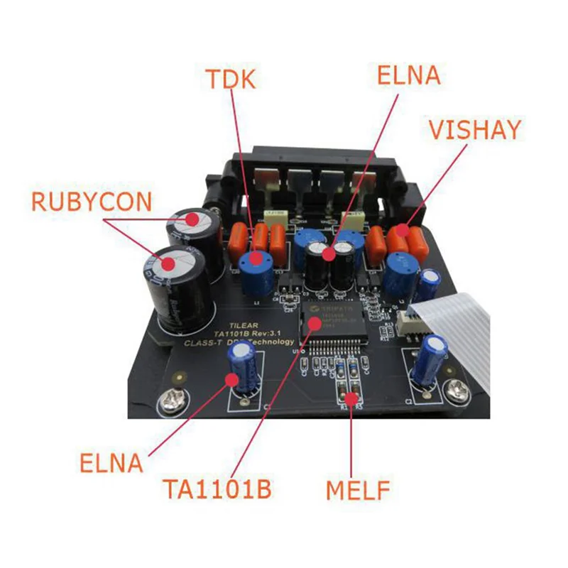 TILEAR TA1101B High Fidelity Class T Digital Power Amplifier CLASS-T ...