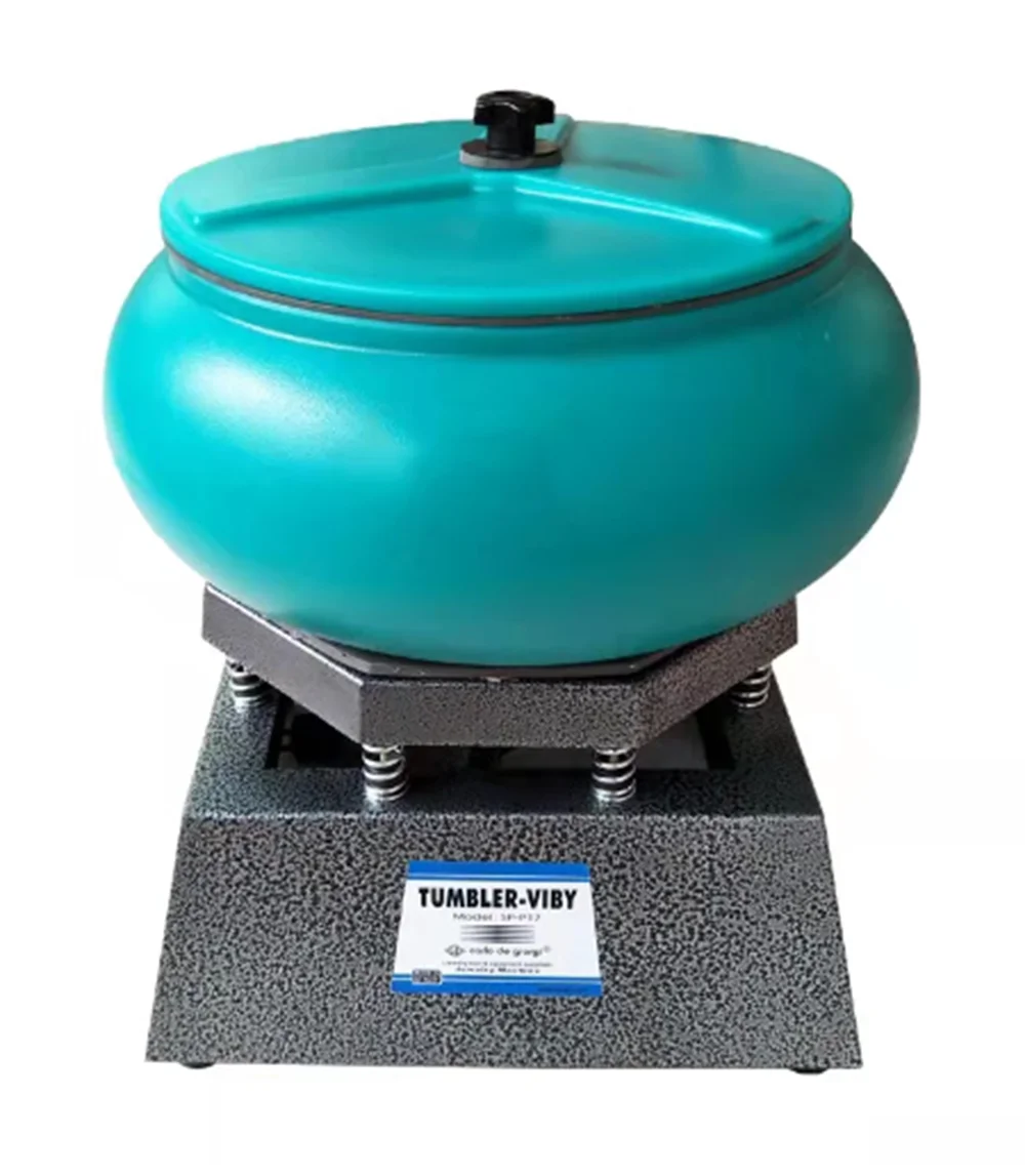 110V/220V 17Inch 350W Electric Vibrating Tumbler Vibratory Rock Tumbler ...