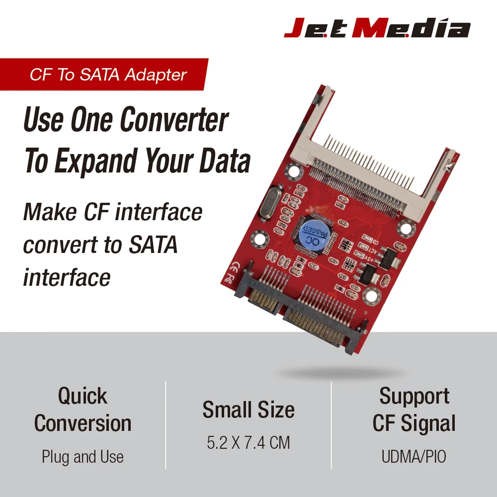 Adaptateur-JetMedia-carte-CF-vers-SATA-CF-SATA01-convertisseur-de-haute ...