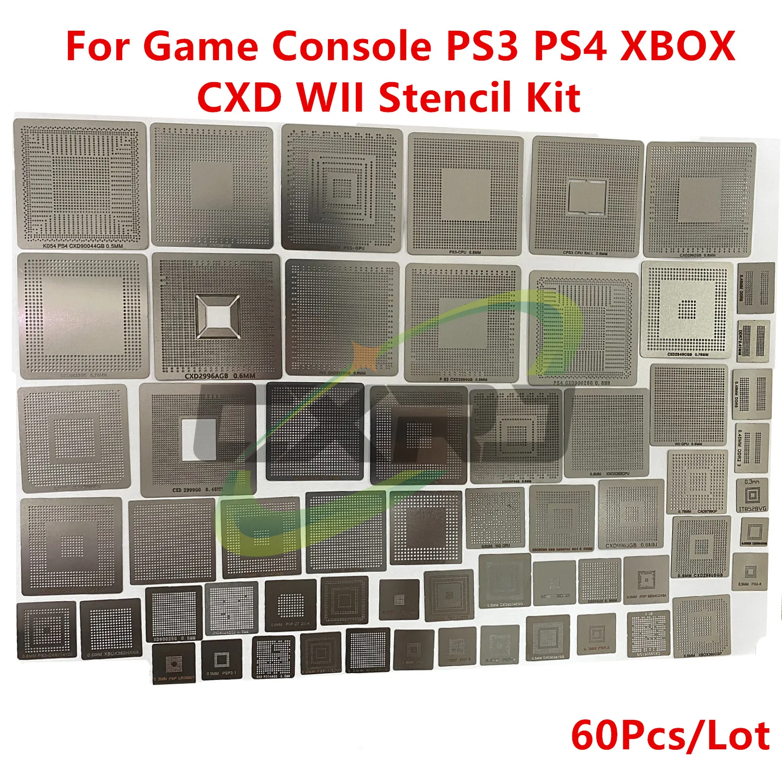 60pcs-lot-Updated-Direct-Heating-Stencils-For-Game-Console-PS3-CPU-PS4 ...