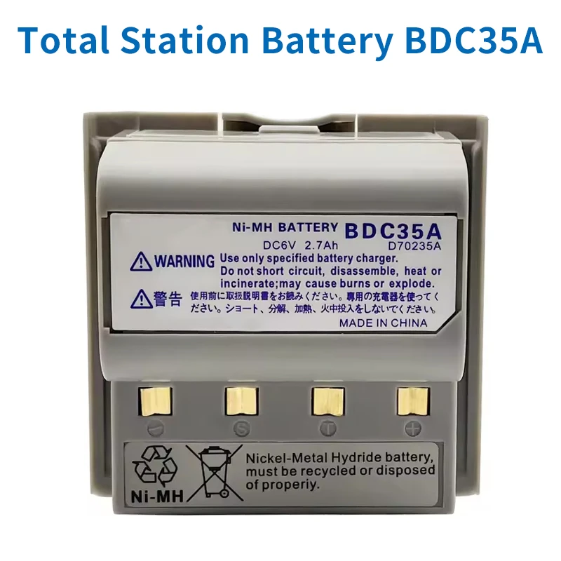 High Quality BDC35A BDC-35 Battery for Total Station SET030R 130R 2100 ...