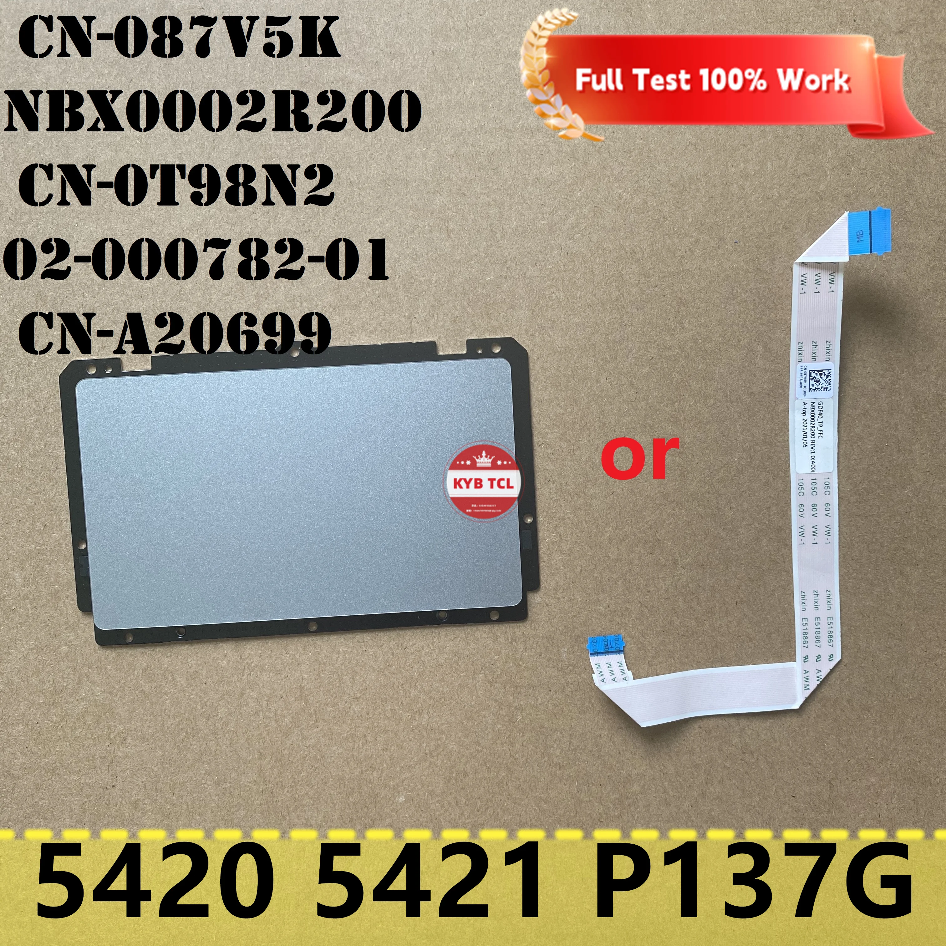 Laptop-Touchpad-or-Cable-For-Dell-Latitude-5420-5421-P137G-087V5K-87V5K ...