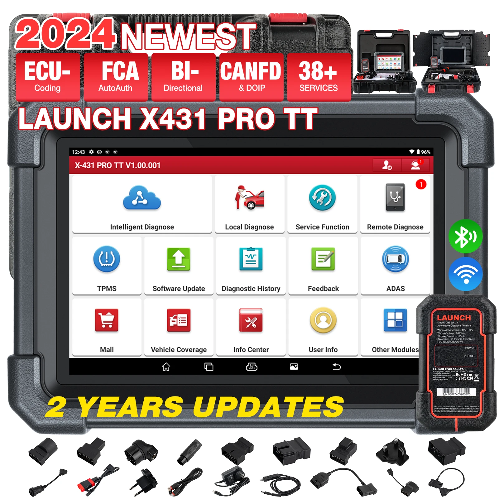 LAUNCH-X431-Pro-TT-Pro-Car-Diagnostic-Tools-Auto-OBD2-Scanner-Full ...