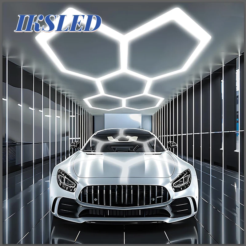 1-5PCS-Honeycomb-Led-Light-Garage-Light-Hexagon-Lamp-44cm-Tube-Ceiling ...