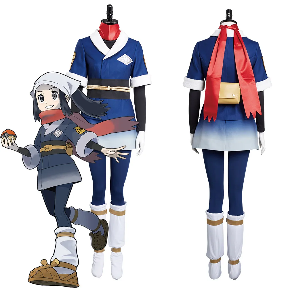 Game Pokemon Legends: Arceus Akari Cosplay Costume - AllCosplay.com