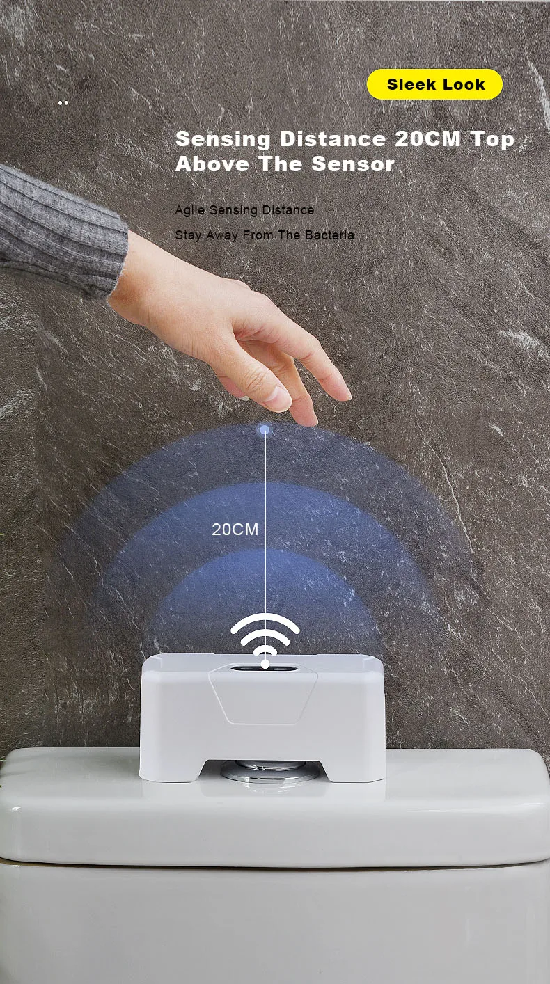 IIntelligent Toilet Sensor Non-contact Flushing Device with Infrared ...