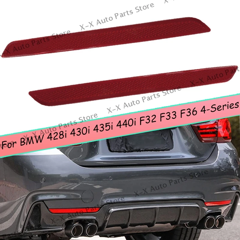 63147847234 63147847233 Car Rear Left+Right Bumper Reflector Rear ...
