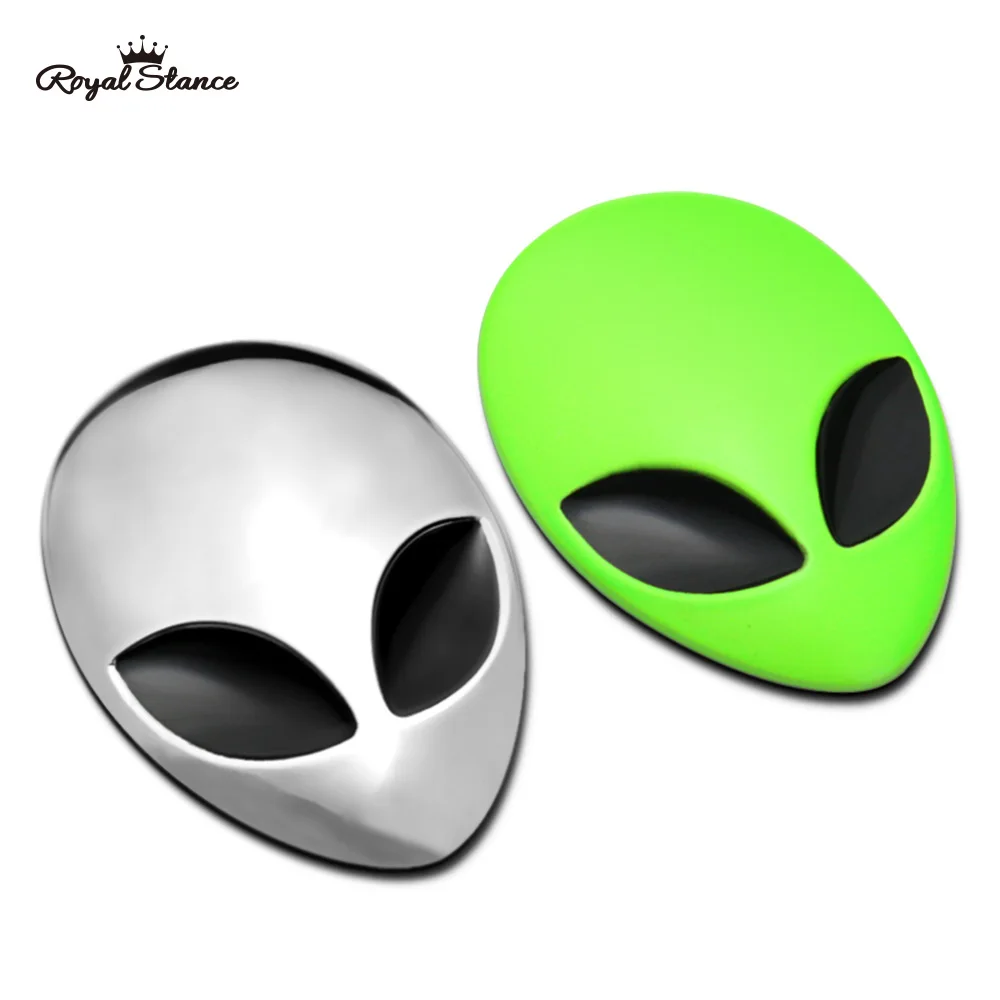 Royal Stance 3D Car Stickers Metal Alienware Alien Side Standard ...