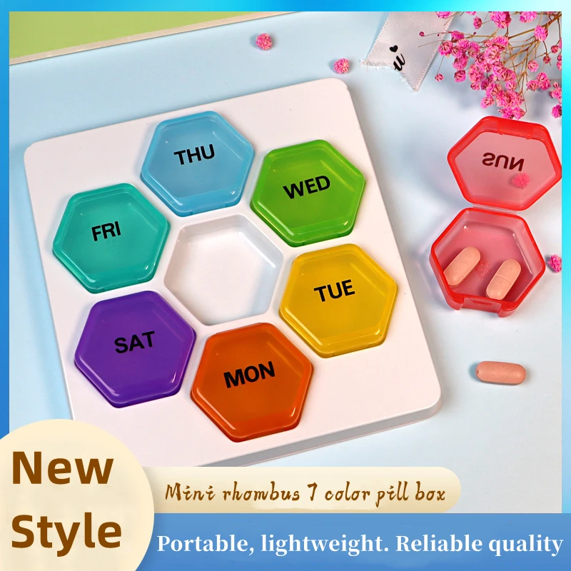 7-Days-Medicine-Pill-Box-Mini-Round-Portable-Travel-Storage-Vitamin-Box ...