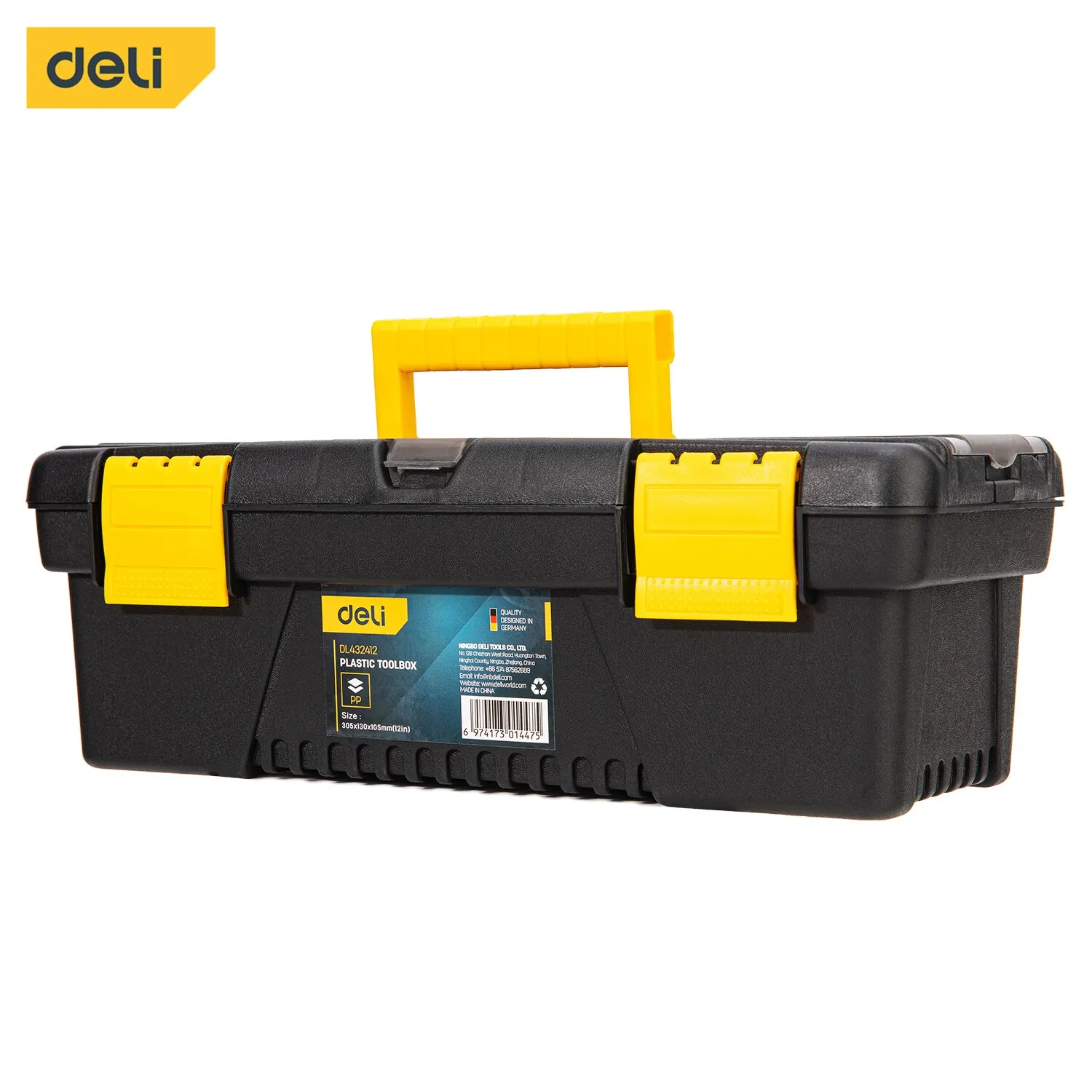 Deli Thickened Toolbox Toolbag Oxford Cloth Empty PP Plastic Storage ...