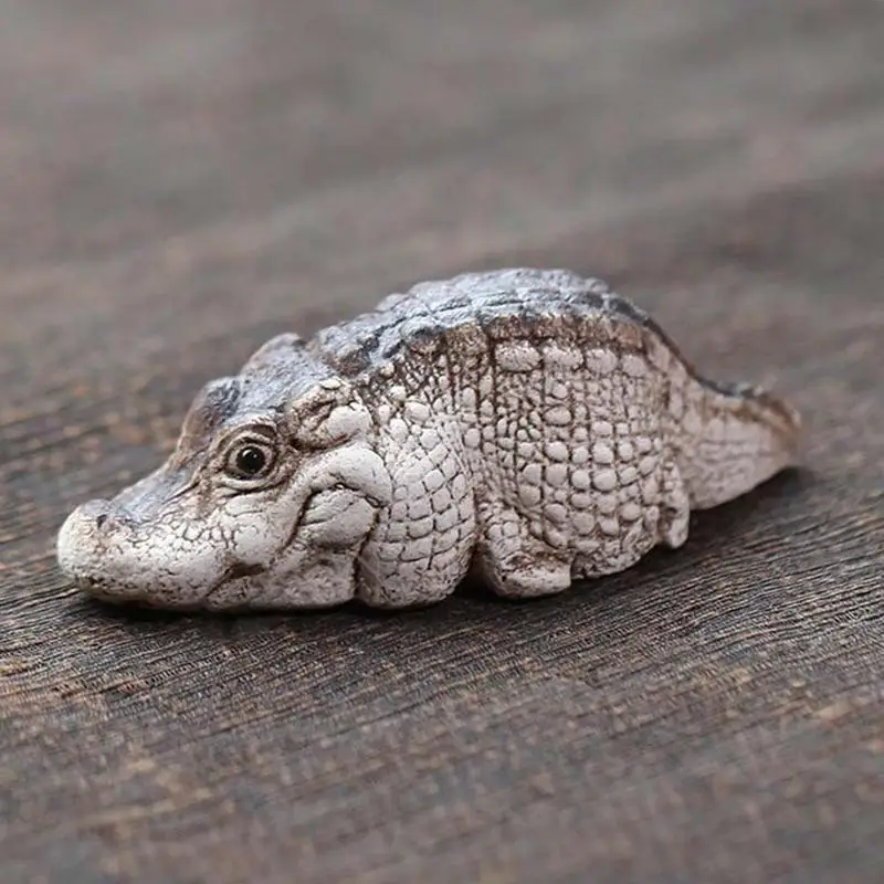 Clay-Alligator-Crocodile-Mini-Kung-Fu-Tea-Pet-Figurine-Lovely ...