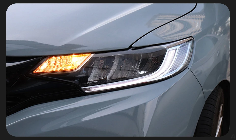 Car Styling Head lamp light for Honda Fit Headlights 2014-2019 Jazz LED ...