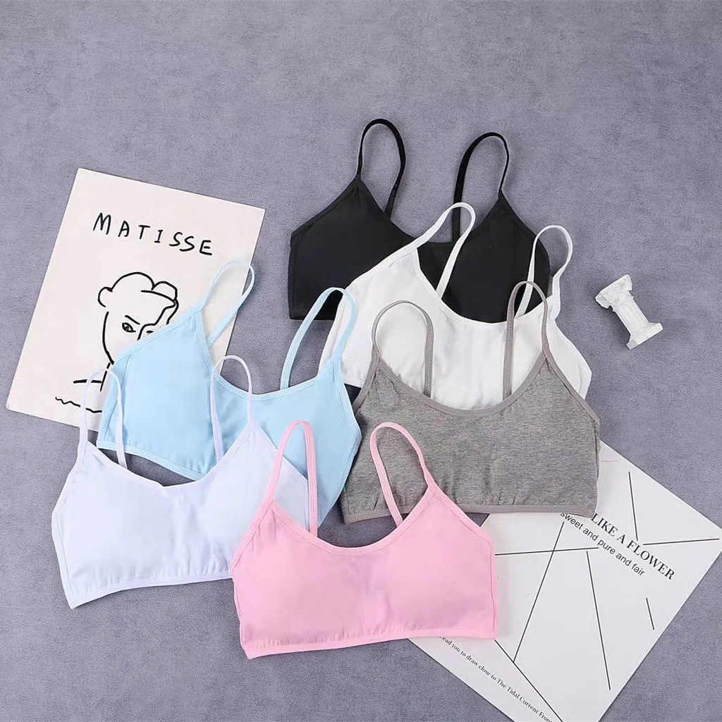 8-16-Years-Cotton-Girls-Training-Bra-Adolescente-Girl-s-Sport-Bras-Teen ...