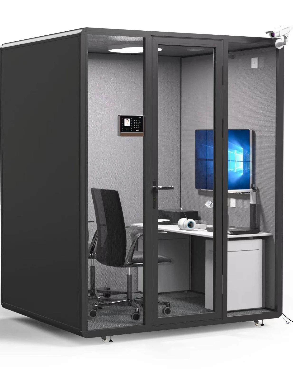 Prefab house luxury 4 person office pod fast assemble silent conference ...