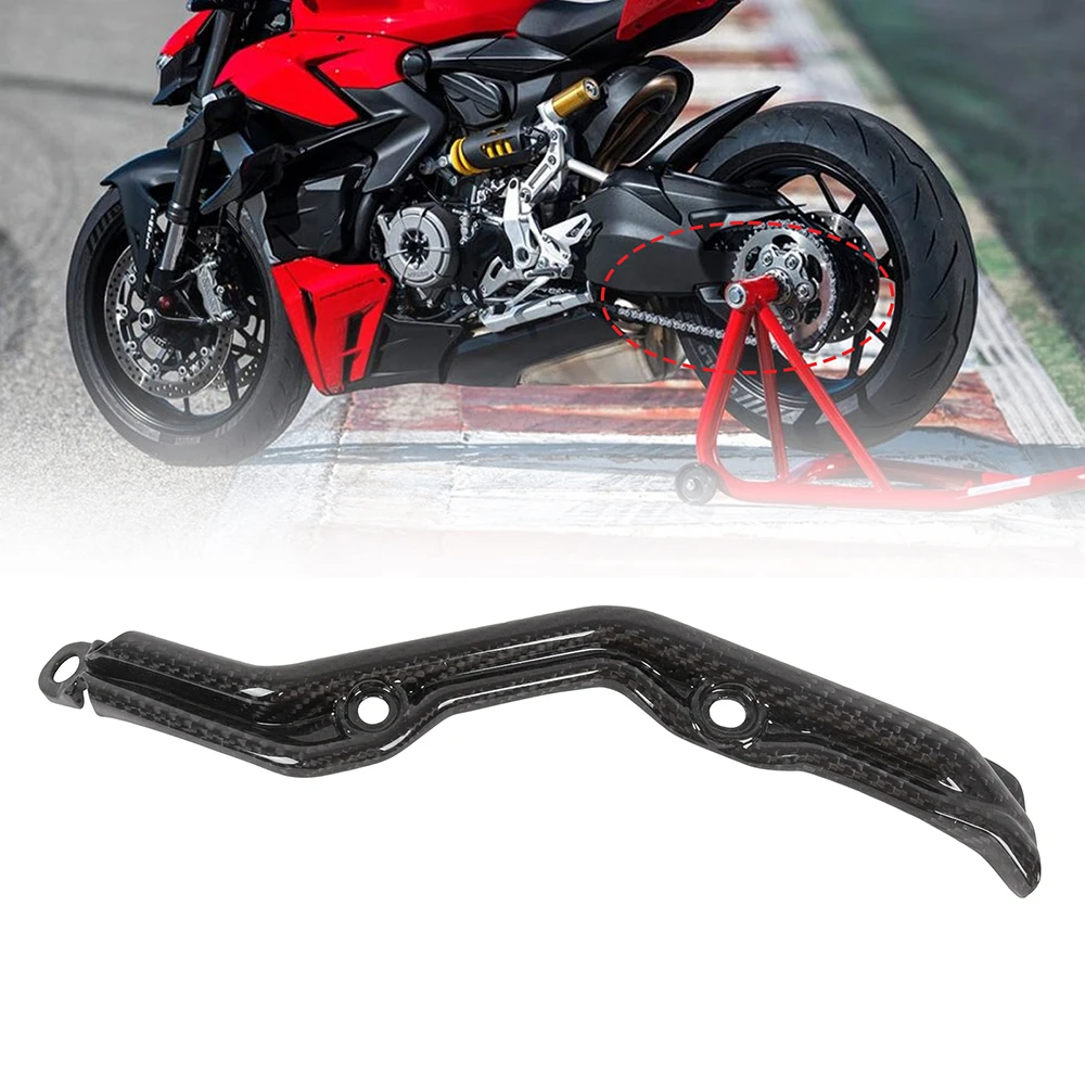 MOTO4U-100-Carbon-Fiber-Chain-Guard-Mud-Cover-Fairing-Cowling ...