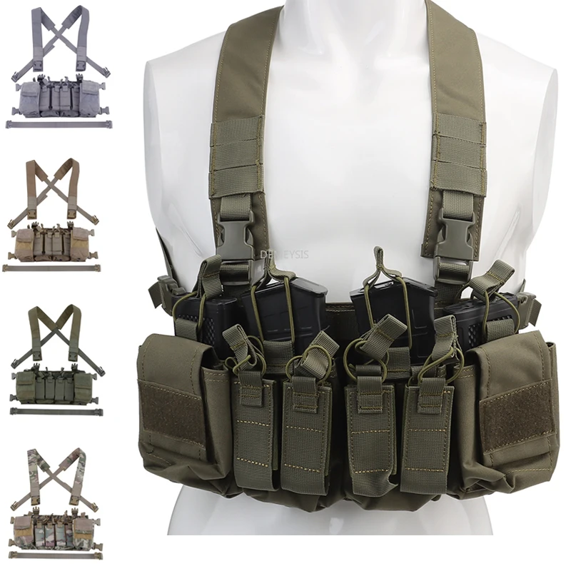 Combat Vest Tactical Equipment | Tactical Gear Vest Chest Rig ...