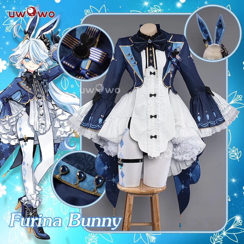 UWOWO-Exclusive-Furina-Cosplay-Genshin-Impact-Fanart-Furina-Cute-Bunny ...