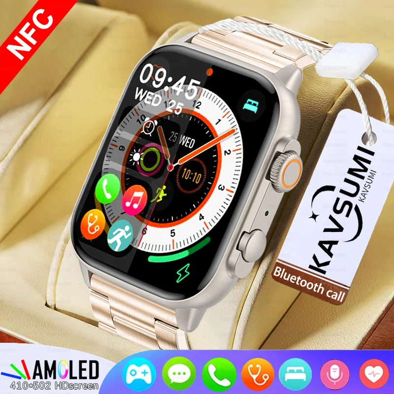 2023-New-HK95-Ultra-Smartwatch-HK8-Pro-Series-NFC-AMOLED-Screen-Smart ...