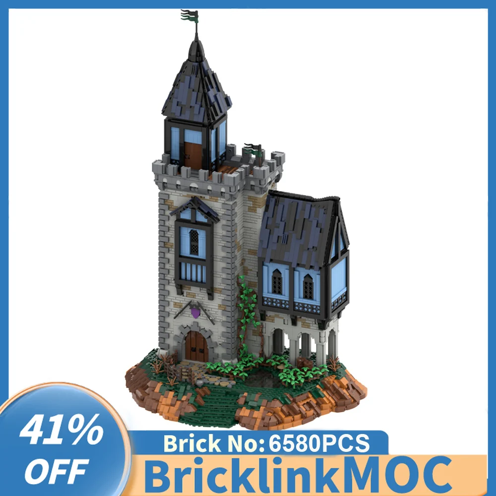 NEW-6580pcs-MOC-European-Medieval-Street-ViewKrimh-Castle-model-DIY ...