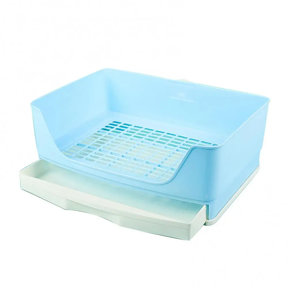 Large-Rabbit-Litter-Box-With-Drawer-Place-Firmly-Pet-Bedpan-Corner ...