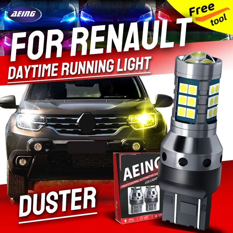 2pcs Car LED Blubs Daytime Running Lights DRL For Renault DUSTER 2011 ...