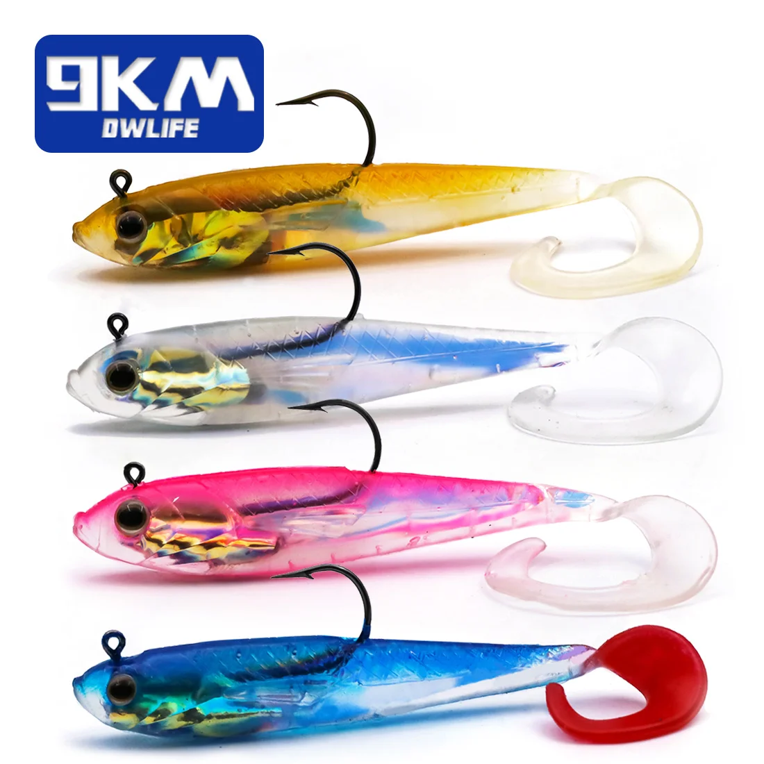 3Pcs-Fishing-Soft-Lures-3-13-4g-Lead-Head-Jigs-Soft-Fishing-Lure-Bass ...