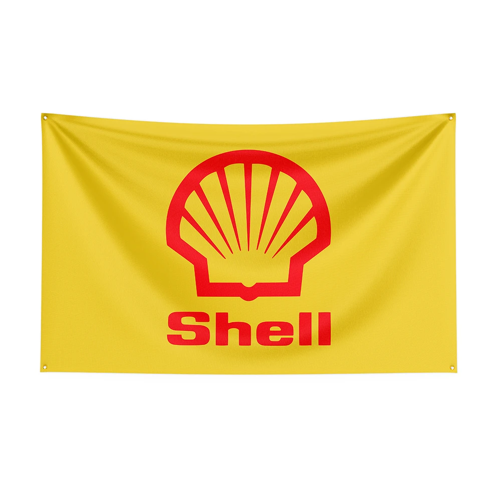 3x5Ft Shells Flag Polyester Printed Racing Car Banner For Decor ...