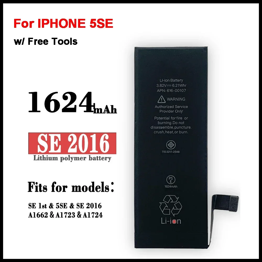 New-Replacement-Battery-for-Apple-IPHONE-SE-5SE-SE-2016-Large-Capacity ...