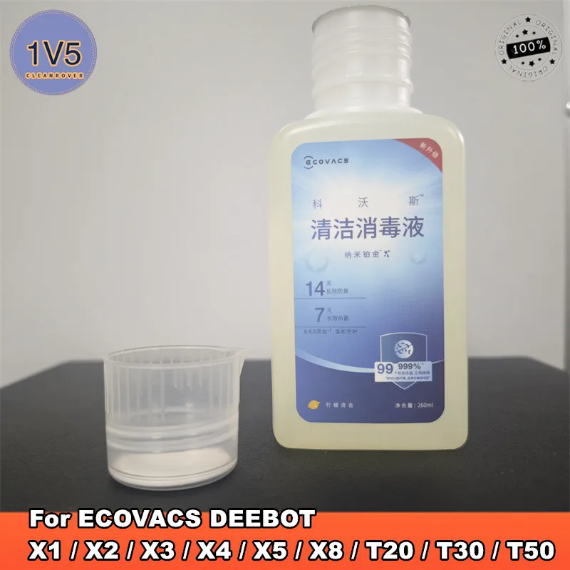 Original Cleaning Solutions for ECOVACS DEEBOT X5 OMNI / X5 PRO OMNI ...