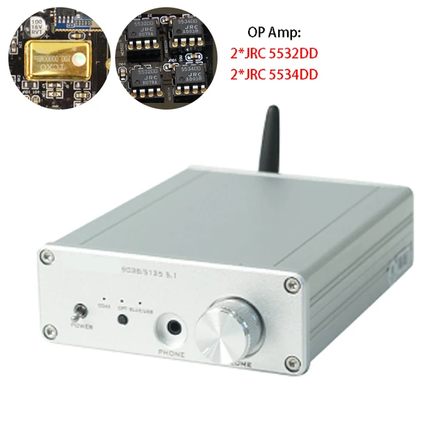 QCC5125 Bluetooth 5.1 Receiver ES9038Q2M Audiophile Decoder Supporting ...