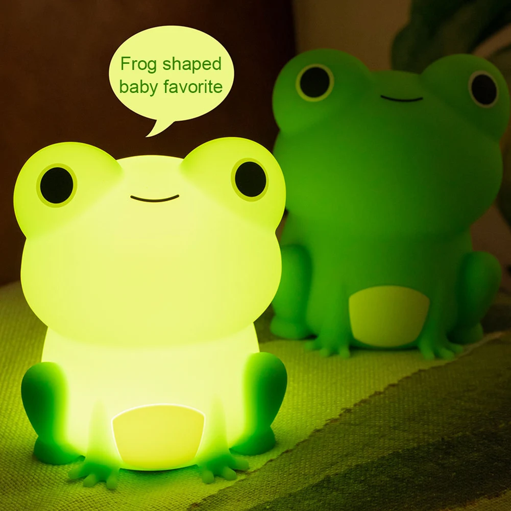 Frog Sleeping Night Light Touch Sensor - styloclubs.com