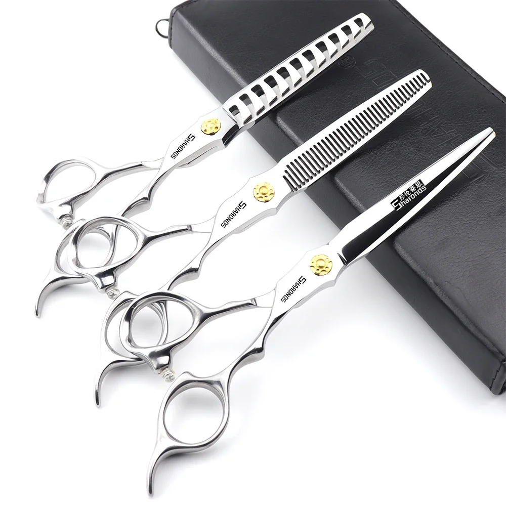 Professional-and-authentic-6-5-inch-hair-clippers-flat-cut-hairdressers ...