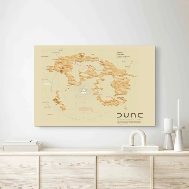 Arrakis Planet Map