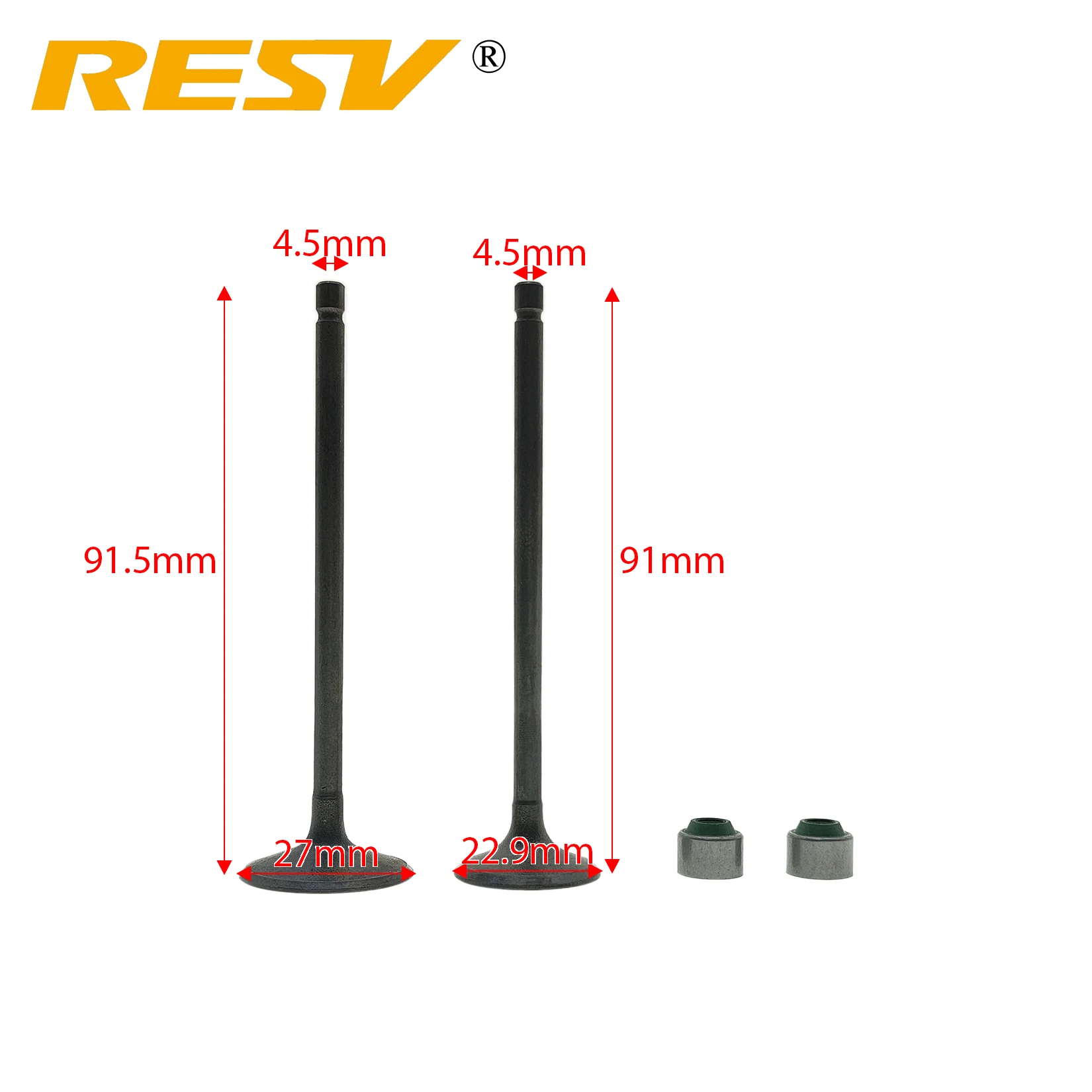 RESV for BAJAJ Pulsar135 Pulsar 135 LS Valve Intake Exhaust Stem Valve ...